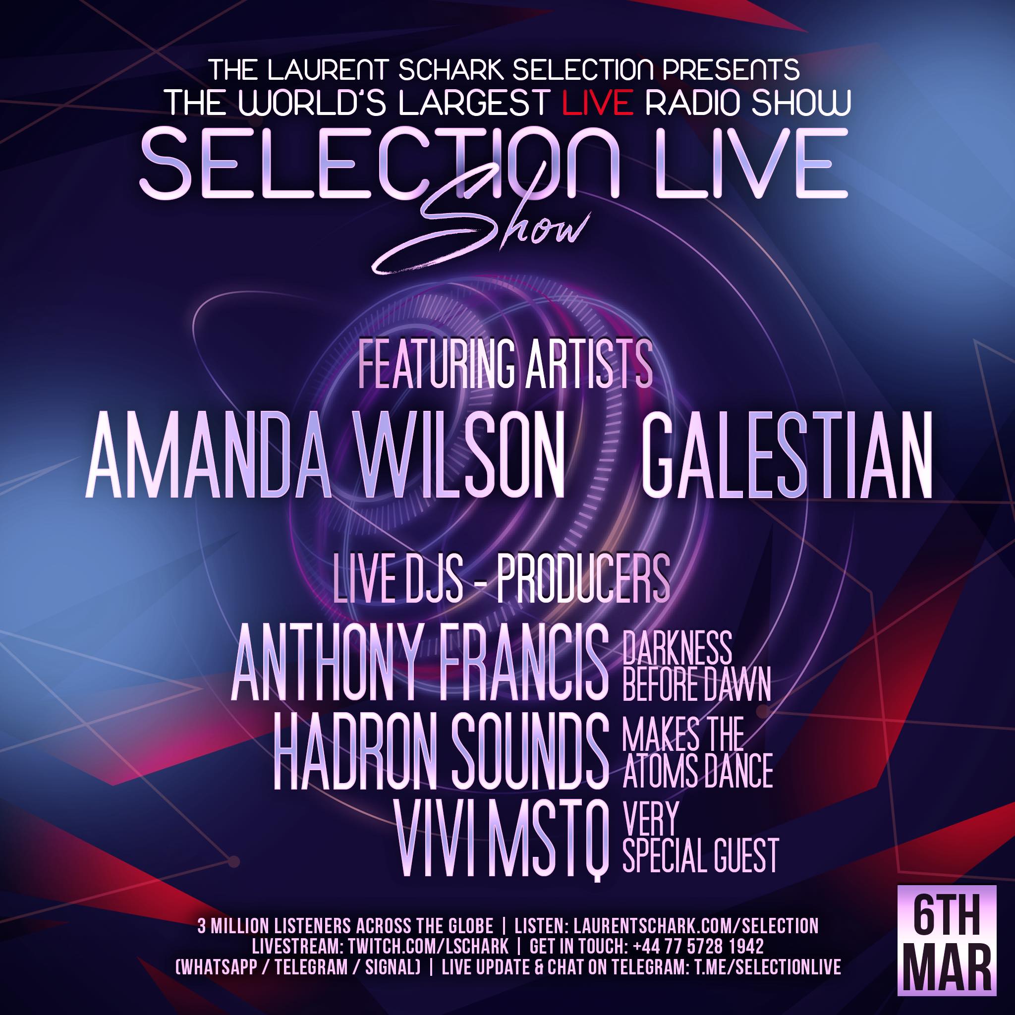 SELECTION LIVE Radio Show, this Saturday - Electrofans