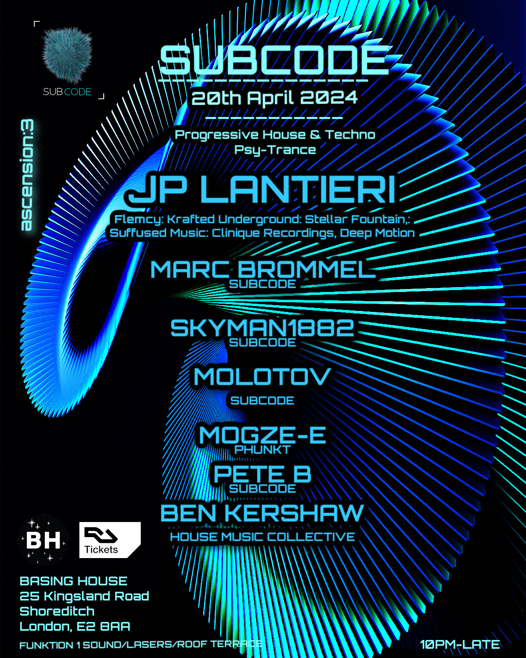 JP Lantieri to headline Subcode's 3rd Birthday Party in London - Electrofans